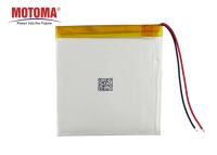 China Lightweight 85mah GPS Tracker Battery , 0.9mm Ultra Thin Lipo Battery for sale
