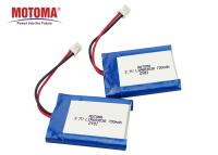 China High Energy Density IOT Battery Pack 3.7V 700mAh 6x30x38mm for sale