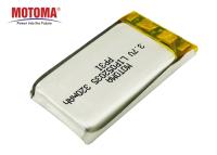 China Bluetooth Headset 3.7 V 320mah Li Po Battery 500 times cycle life for sale