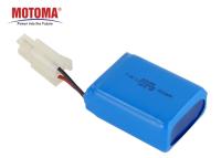 China 7.4V 1500mah POS Machine Battery High Capacity Low Internal Resistance for sale