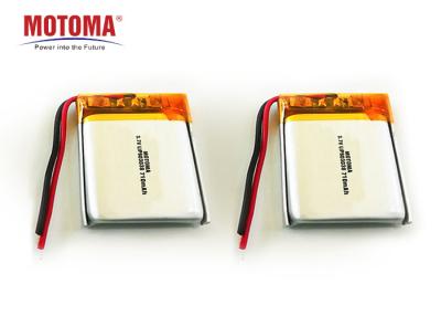 China High Temperature Lithium Polymer Battery 3.7V710mah 6.0*30*38mm Wearable Device Battery for sale