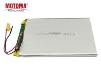 China MOTOMA Deep Cycle Lithium Lipo Battery Rechargeable 3.7V 3000mAh for sale