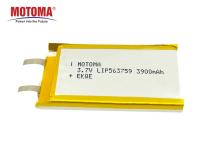 China Customized High Consistency Lipo Battery Pack LIP563759-3.7V3900mAh With Certificates for sale
