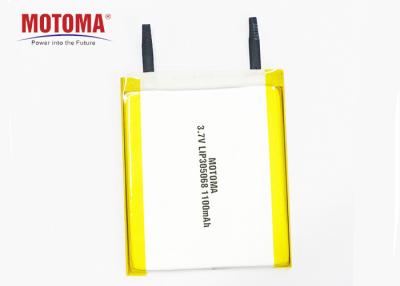 China MOTOMA IOT Battery Pack , 3.7 V 1100mah Lipo Battery UN38.3 certificate for sale