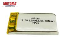 China Ultra Small Lipo Rechargeable Battery 3.7 V 320mAh With High Energy Density for sale