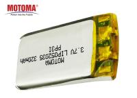 China Ultra Small Lipo Rechargeable Battery 3.7 V 320mAh With High Energy Density for sale