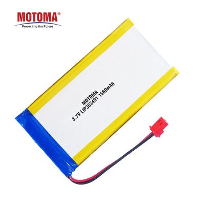 China Deep Cycle Lipo Lithium Polymer Battery 1560mAh For Alcohol Tester for sale