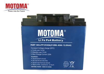 China LiFePO4 Lithium Battery For Ups 12V 40Ah durable 4000 Cycle Times for sale