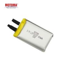 China LIP702337 68mAh Super Rechargeable Lithium Ion Battery With Low Self Discharge for sale