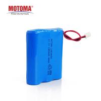 China Cylindrical 11.1V 2000mAh 18650 Lithium Battery For Two Way Radio for sale
