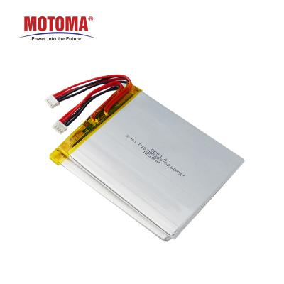 China High Voltage Lithium Ion Polymer Battery Pack 3.8V 2500mAh For Pendant Tracker for sale