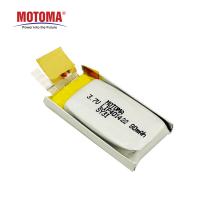 China Rechargeable Small Lipo Battery 3.7V 80mAh With PCB And Wire for sale