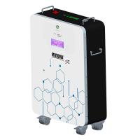 China Dual Functions Wall Mounted And Standing Lithium LifePO4 Battery 48V 100Ah for sale