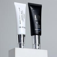 China Luxury Empty Plastic 15ml 30ml 50ml BB Eye Cream Lotion Tube Airless Pump Squeeze Sugarcane Soft Touch Cosmetic Tubes for sale