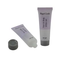 China Customized Empty Plastic Tube BB Cream Skin Care Face Cream Sunscreen Lotion Cosmetic Squeeze Packaging Black Tube for sale