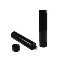 China Custom Printed LOGO Empty Tube Cosmetic Black White Skin Care Oil Lotion Matte Transparent Plastic Tube 60ml80ml100ml120 for sale