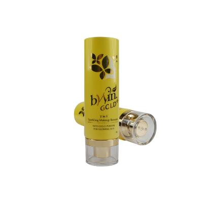 China custom matt frosted empty squeeze hand cream tube plastic lotion cosmetic soft flat tubes packaging for skincare for sale