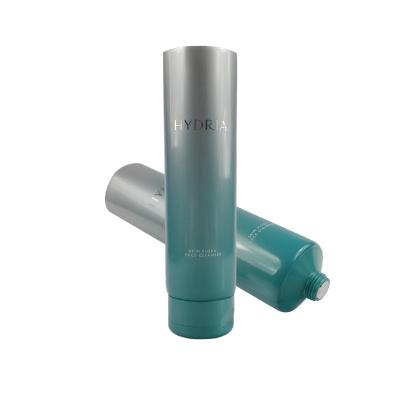 China custom plastic tubes squeeze wholesale pe cosmetic concealer sunscreen lotion bb cream oval tube packaging for sale