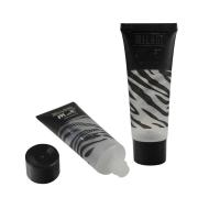China Black glossy squeeze for cosmetic packaging tubes 60ml80ml100ml120ml160ml180ml200ml facial cleanser skin care  PE plasti for sale