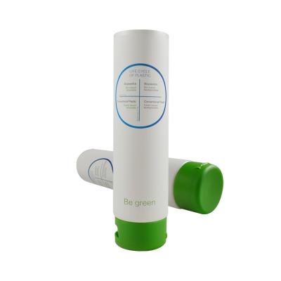 China 20ml40ml60ml80ml100ml120ml Soft Plastic Squeeze Tube Empty Face Wash Tube Cosmetic Packaging Laminated Black PE Tube for sale