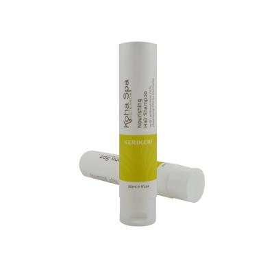 China Printing LOGO PE Tube Hotel Set Shower Gel Body Lotion Conditioner Empty Plastic Tube Cosmetic Packaging Tube for sale