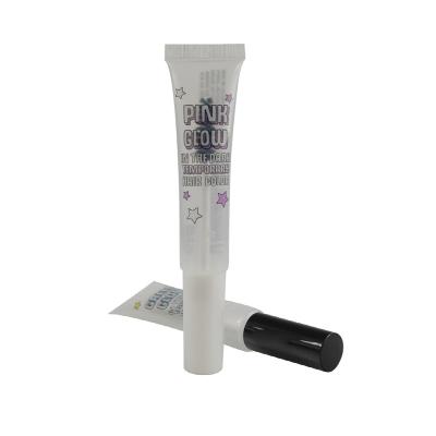 China PE Tube Cosmetic Packaging 30ML40ml50ml60ml Soft Plastic Squeeze Tube Skin Care Isolation BB Cream with long nozzle for sale