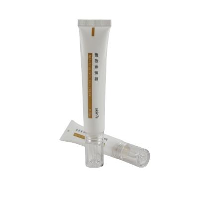 China Wholesale Custom Empty Squeeze Tube White Laminated Cosmetic Hand Cream Tube Plastic Tube PE Packaging Manufacturer for sale
