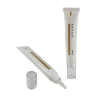 China Wholesale Custom Empty Squeeze Tube White Laminated Cosmetic Hand Cream Tube Plastic Tube PE Packaging Manufacturer for sale