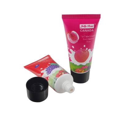 China Custom printed LOGO 50ml100ml150ml biodegradable plastic tube container lotion cosmetic empty soft packaging tube for sale