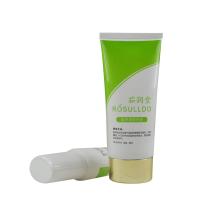 China Custom200ml 250ml 300ml empty hand cream sunscreen lotion cosmetics squeeze packaging black/white plastic soft tube cont for sale