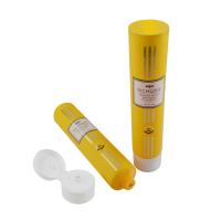 China Printed oval hand cream plastic squeeze tube customized cosmetics sunscreen lotion packaging 75ml 100ml empty container for sale