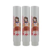 China Customized plastic tube manufacturer 50ml 100ml 120ml facial cleanser soft cosmetic squeeze tube packaging container for sale