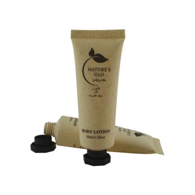 China Printing LOGO PE Tube Hotel Set Shower Gel Body Lotion Conditioner Empty Plastic Tube Cosmetic Packaging Tube for sale