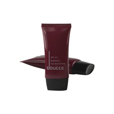 China luxury custom black facial cleanser plastic packaging cream cosmetic tube for face wash for sale