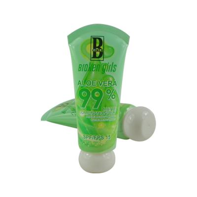 China Custom Sun Cream/Facial Cleanser Soft Container Tube For Skincare Squeeze Packaging Plastic PE Cosmetic Tube for sale