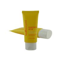 China Cheap Empty 50 100 120 150 200 300 ml PE Plastic Cream Glossy Red Squeeze Soft Cosmetic Tubes for sale