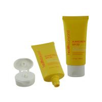 China Cheap Empty 50 100 120 150 200 300 ml PE Plastic Cream Glossy Red Squeeze Soft Cosmetic Tubes for sale
