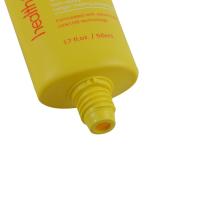 China Cheap Empty 50 100 120 150 200 300 ml PE Plastic Cream Glossy Red Squeeze Soft Cosmetic Tubes for sale