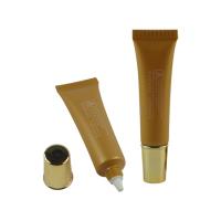 China Cosmetic Skincare Lotion Tubes Squeeze Pe Plastic Tube Packaging With Labeling for sale