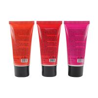 China Plastic Round Empty Facial Cleanser Eye Cream Shadow Container Hand Care Lotion Tube With screw on Lid for sale