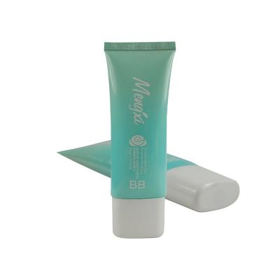 China custom logo eco oem body lotion private label flat plastic cosmetic squeeze soft touch tubes for cosmetic for sale