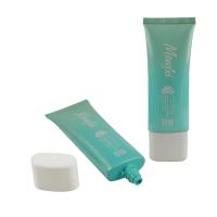 China custom logo eco oem body lotion private label flat plastic cosmetic squeeze soft touch tubes for cosmetic for sale