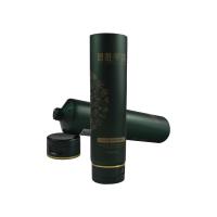 China empty Printed pe plastic cosmetic printing skincare facial cleaner tube with flip top lid for sale