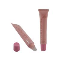 China High quality custom PE plastic cosmetic container packaging soft tube for facial cleaner/lotion with flip lid for sale