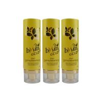 China Bath Gel Lotion Cream Tubes Custom Eco-friendly Cosmetic Tube Packaging with Flip Top Cap for sale