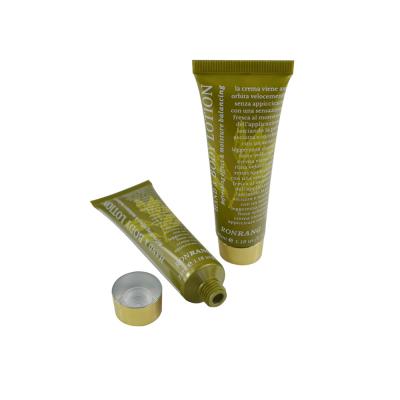 China empty tube Cosmetic packaging soft cream eco friendly packaging tube flip top cover Squeezable tube for sale