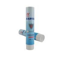 China Custom cosmetic yellow facial cleanser soft tube empty body lotion shampoo plastic tube packaging for sale