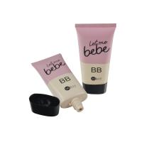 China Wholesale Cosmetic Plastic Tube Packaging Black Soft Squeeze Plastic Tube with Flip Top Cap for sale