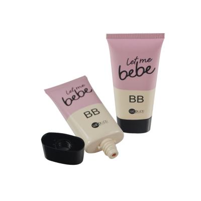 China Wholesale Cosmetic Plastic Tube Packaging Black Soft Squeeze Plastic Tube with Flip Top Cap for sale