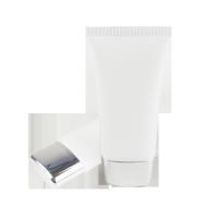 China cosmetic plastic round tube for cleanser with flip cap manufacturer packaging for sale